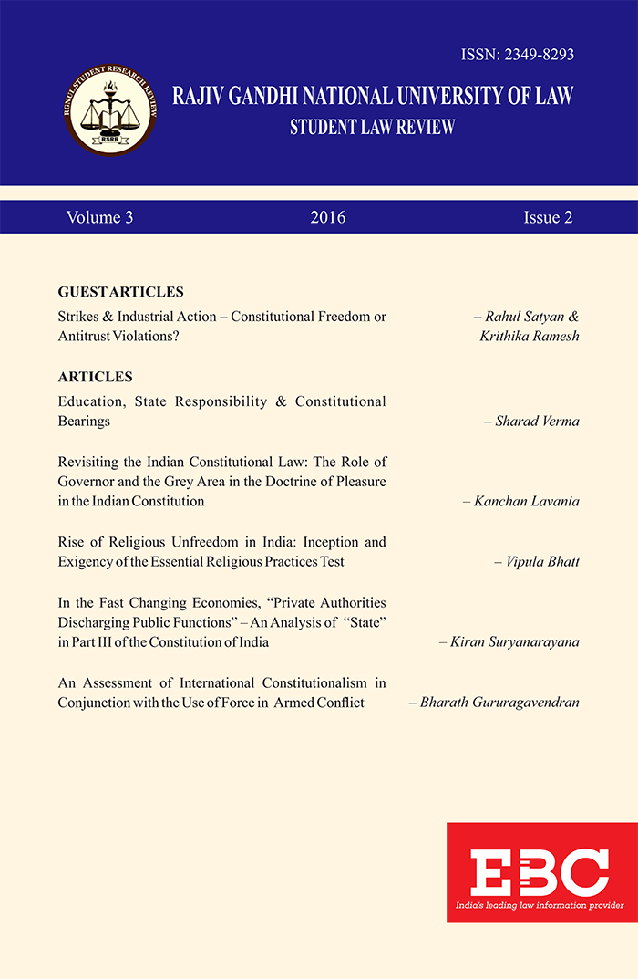 RGNUL Student Research Review